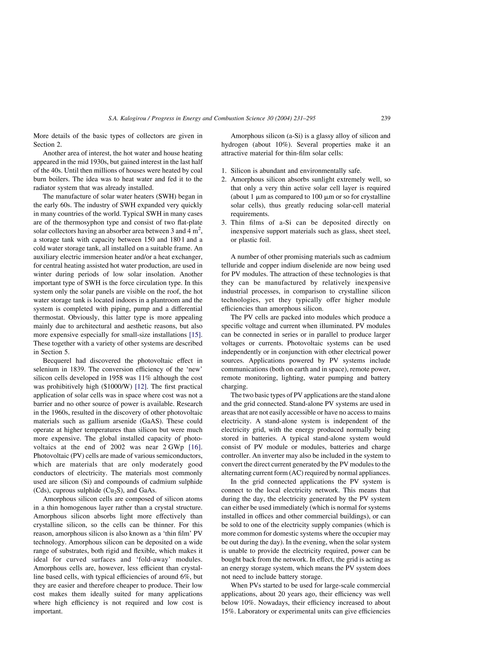 Solar Thermal Collectors Applications | PDF