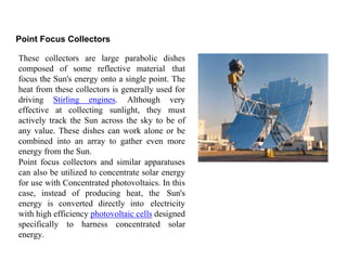 Solar Thermal energy to use to solar cell and other area | PPT