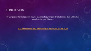 Solar thermal power amp | PPT