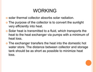 Solar Thermal System | PPTX
