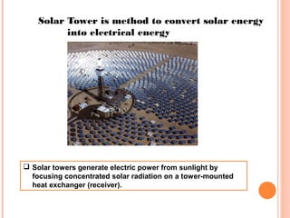 Solar tower | PPT