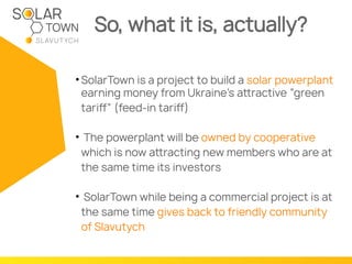Solar Town English presentations | PPT