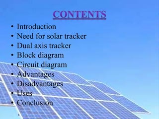 Solar tracker | PPTX