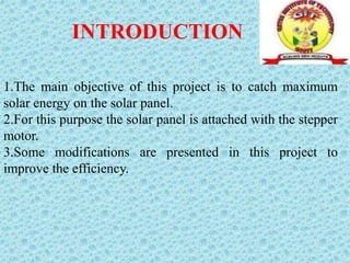 Solar tracker | PPTX