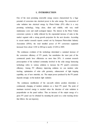 Solar tracker report | DOCX
