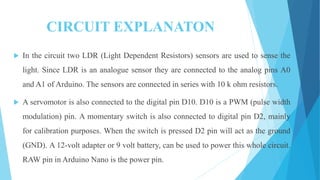 Solar tracker using ldr | PPTX