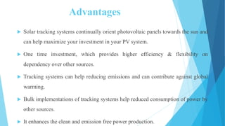 Solar tracker using ldr | PPTX