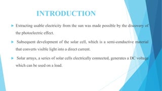 Solar tracker using ldr | PPTX