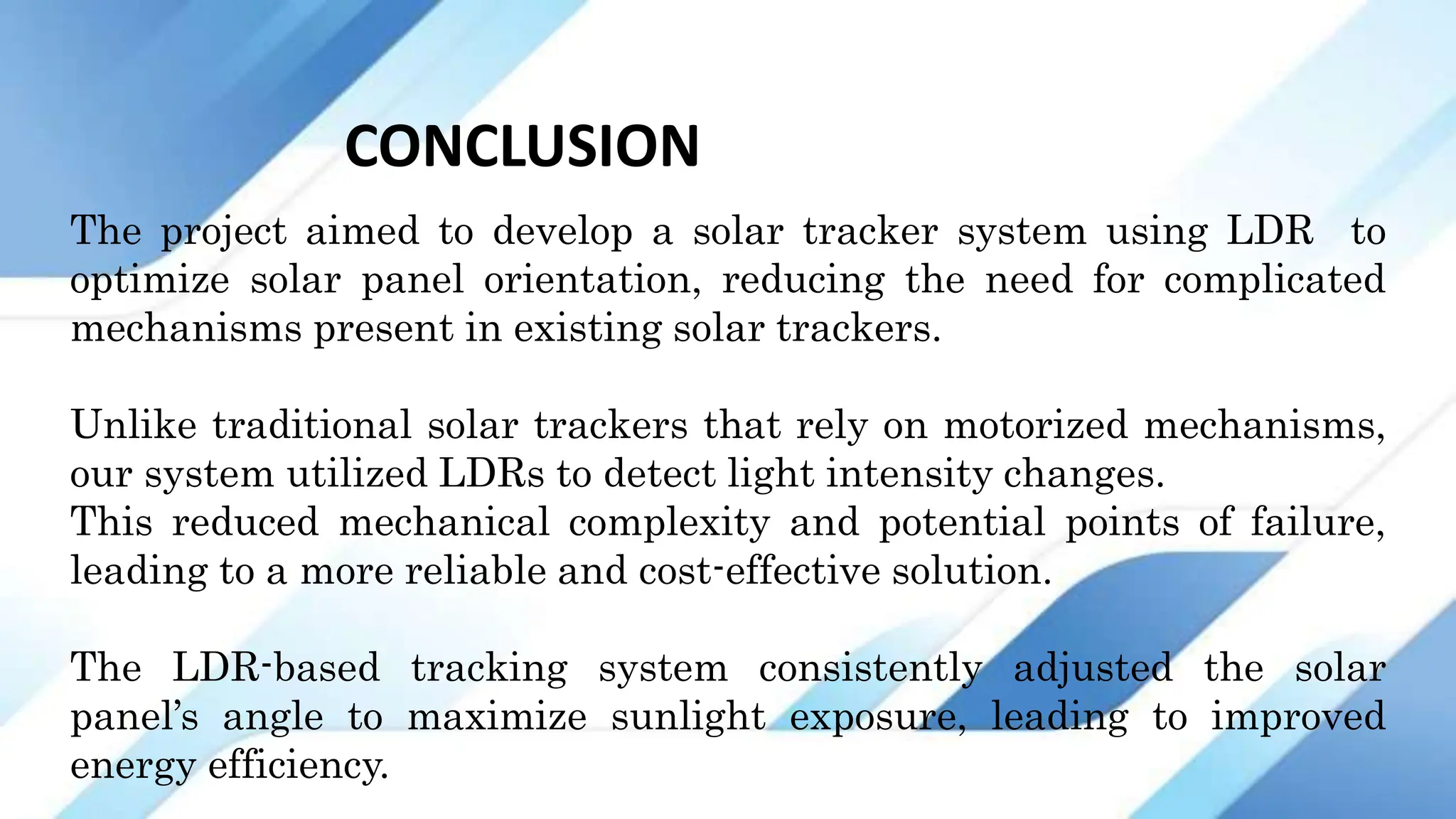 Solar Tracking System for renewable energy system | PPTX | Internet of ...