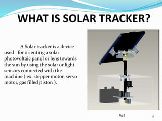 Solar tracking system | PPTX