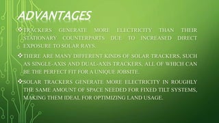 Solar tracking system | PPTX