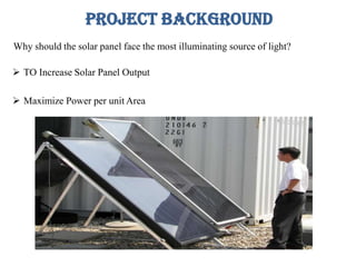 Solar tracking system by naidu | PPTX