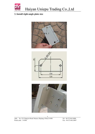 Solar tracking system installation manual | PDF | Home Appliances ...