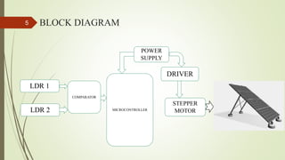 Solar tracking system using 8051 microcontroller | PPTX