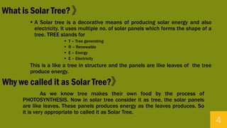Solar tree | Basic of Solar Tree | Renewable Energy | Solar Panel | PPT