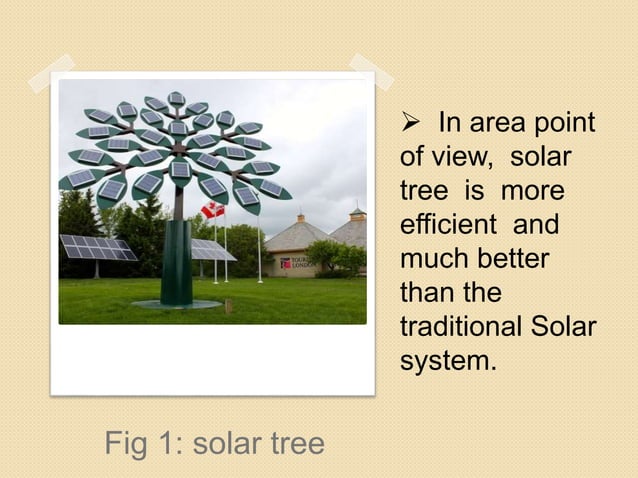Solar tree | PPT