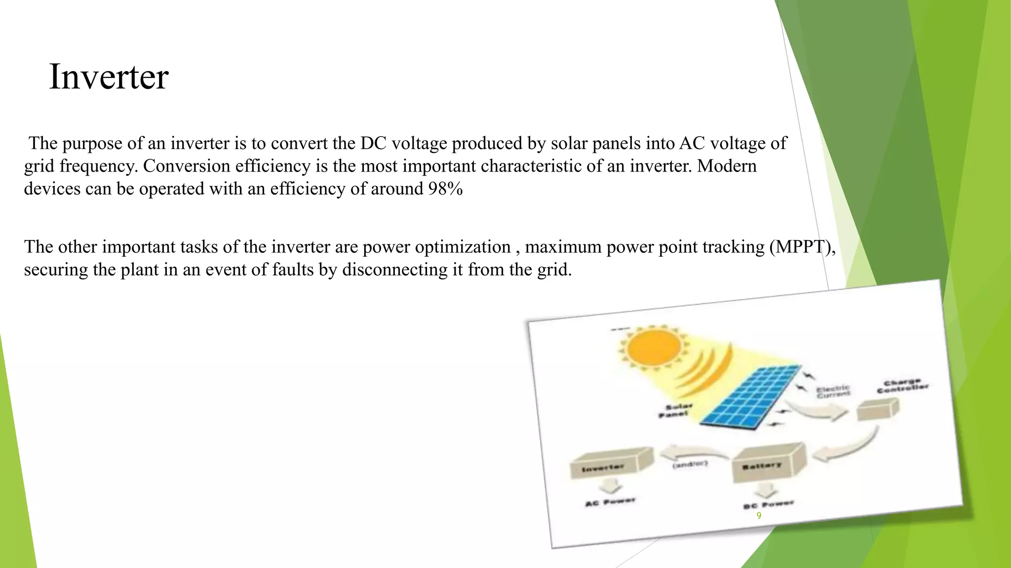 Solar tree design and frame work for maximised power output and ...