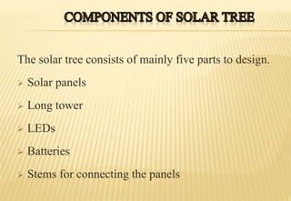 Solar tree ppt | PPT