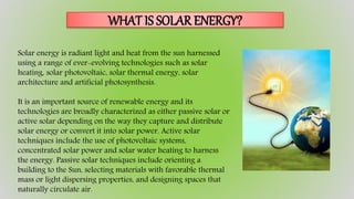 Solar tree ppt | PPTX