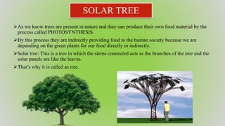 Solar tree ppt | PPTX