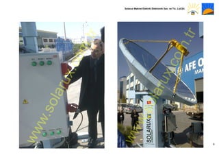 Solarux Yoğunlaştırılmış Güneş Enerjisi Sistemi GES | PDF