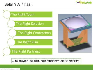 Solar VIA™ Pitch -- April 2017 | PPT