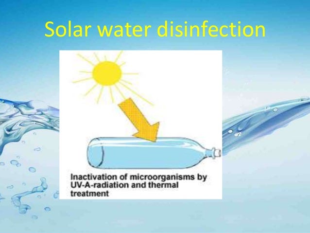 Solar water disenfection