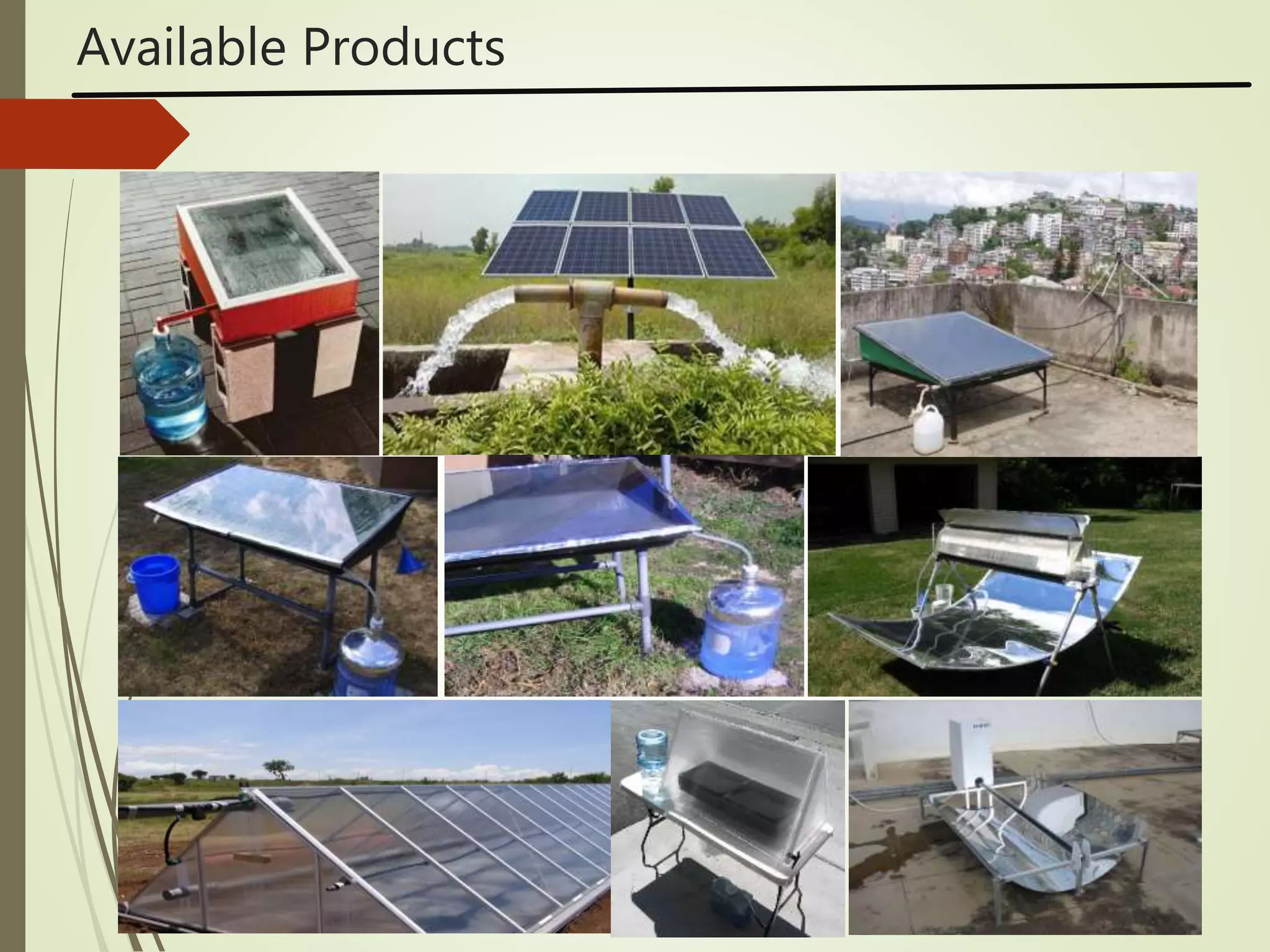 Solar water distillation | PPTX
