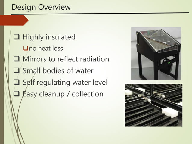 Solar water distillation | PPTX