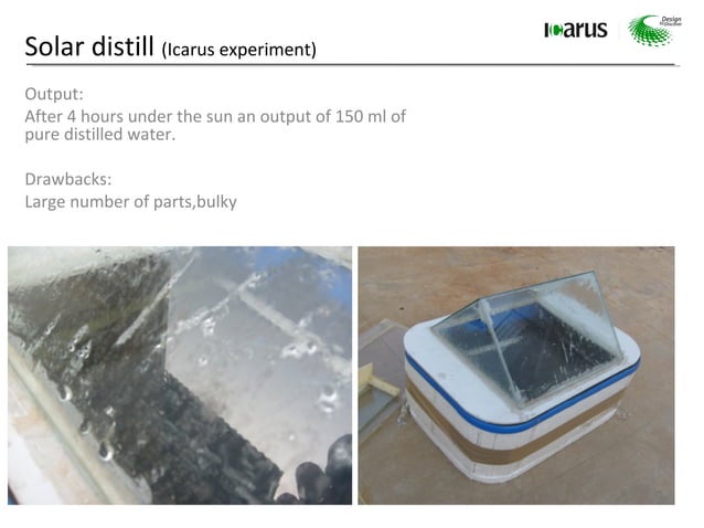 Solar Water Distillation For Drinking Purposes | PPT