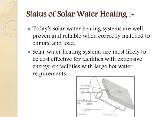 Solar water heater | PPT