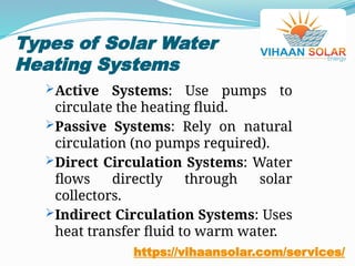 Harnessing the Power of the Sun:Solar Water Heating Systems | PPSX ...