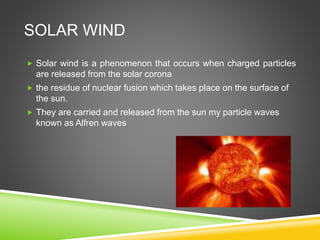 Solar wind presentation final | PPTX