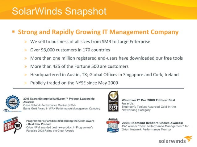 SolarWinds.pdf | Operating Systems | Computer Software and Applications