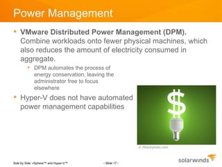 Hyper-V vs. vSphere: Understanding the Differences | PPT | Operating ...