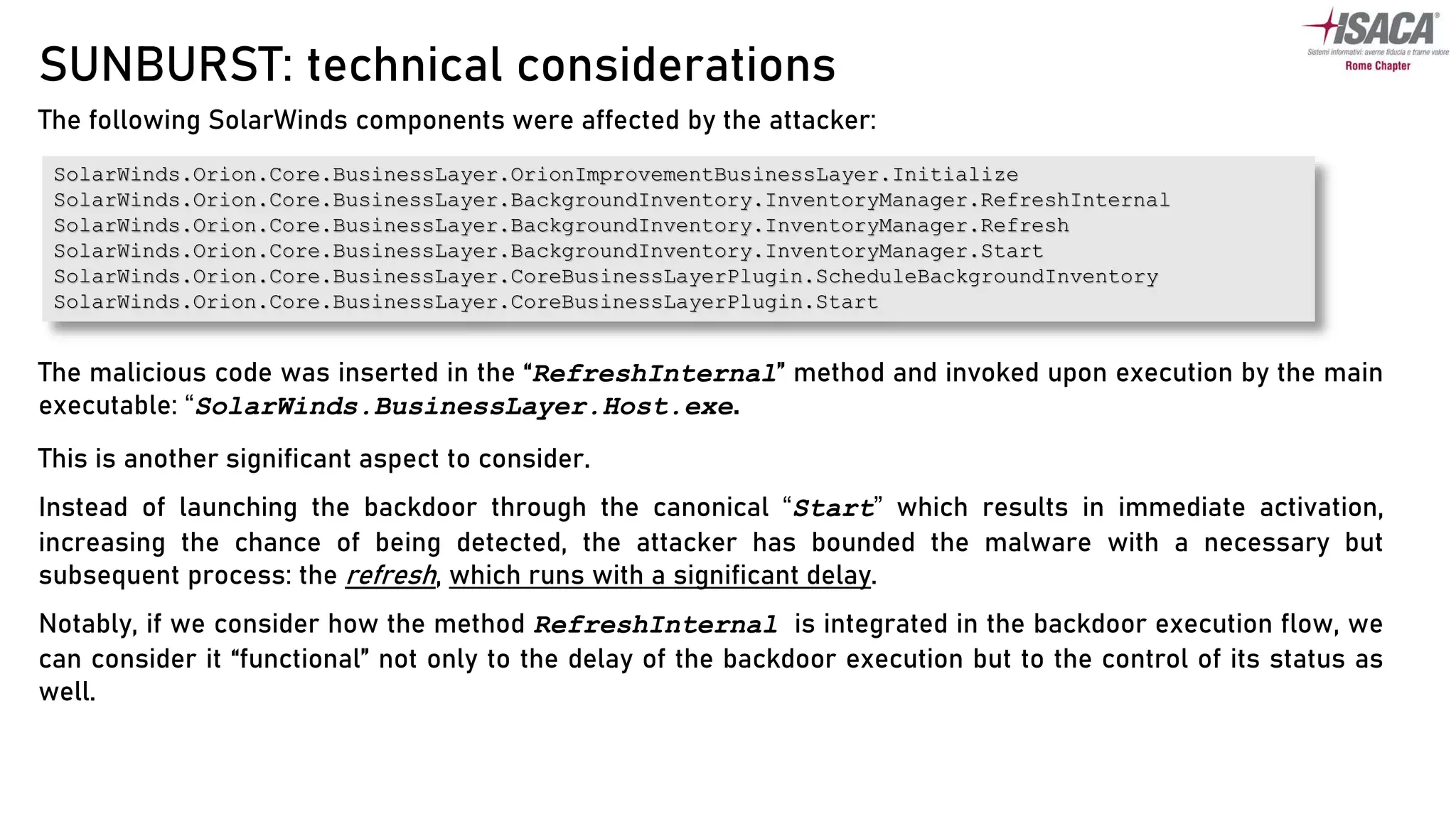 Light, Dark and... a Sunburst... dissection of a very sophisticated ...