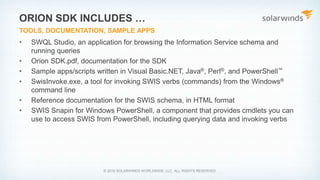 SolarWinds Federal User Group 2016 - SolarWinds Enterprise Scalability ...