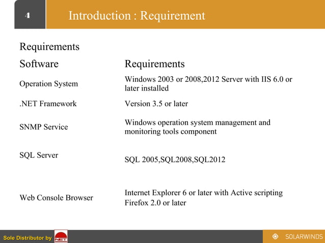 Solarwinds overview 2013 original | PPT