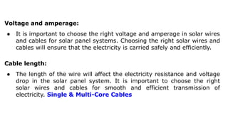 Solar Wires and Cables: A Comprehensive Guide | PDF