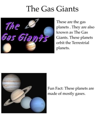Ariana's Solar System Brochure | PAGES