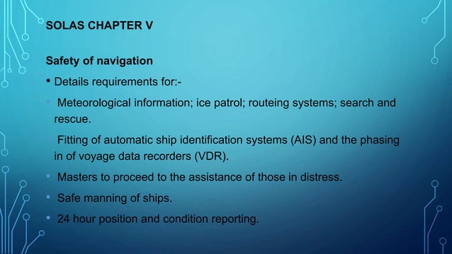 SOLAS (Safety of Life at Sea).pptx | Cruises | Travel Type