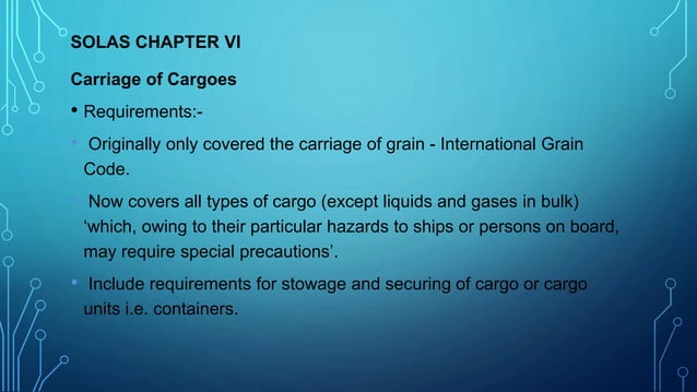 SOLAS (Safety of Life at Sea).pptx | Cruises | Travel Type