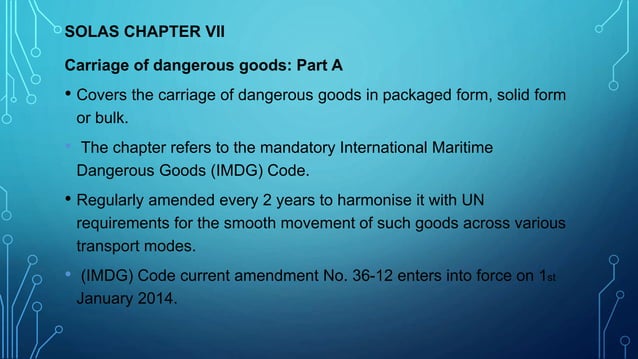 SOLAS (Safety of Life at Sea).pptx | Cruises | Travel Type