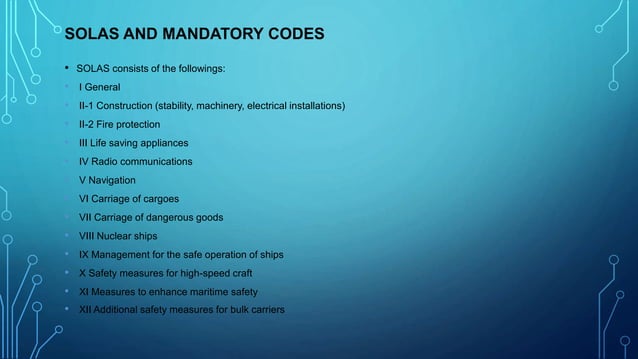 SOLAS (Safety of Life at Sea).pptx | Cruises | Travel Type