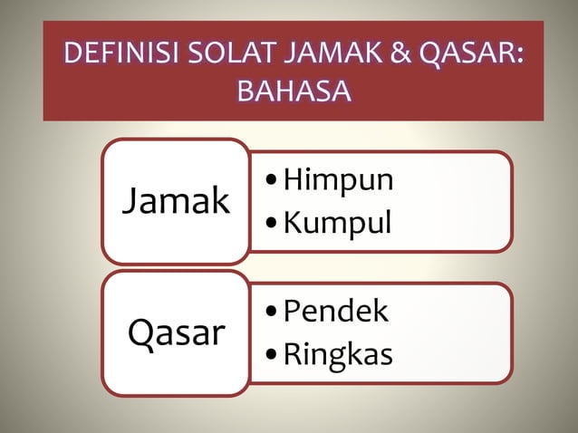 Solat Jamak & Qasar | PPTX