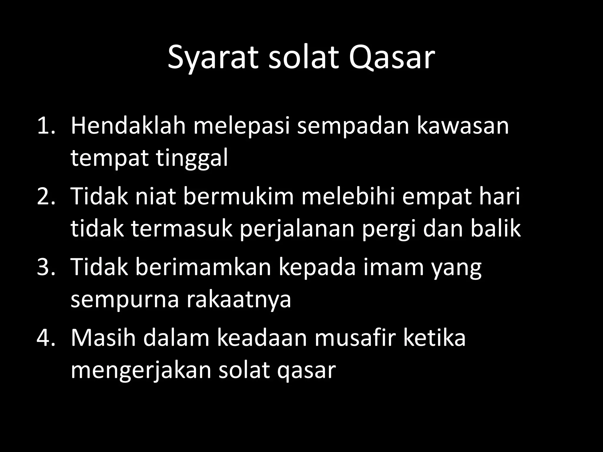 Solat jamak dan qasar | PPTX
