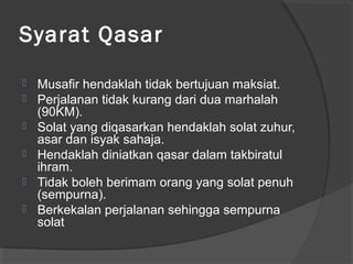 Solat jamak dan qasar | PPT