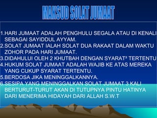 Solat jumaat | PPT
