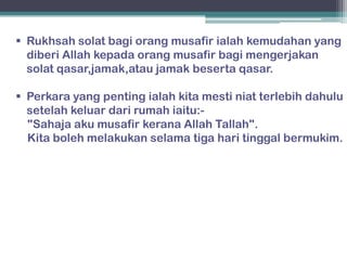 Solat musafir 2.0 | PPTX