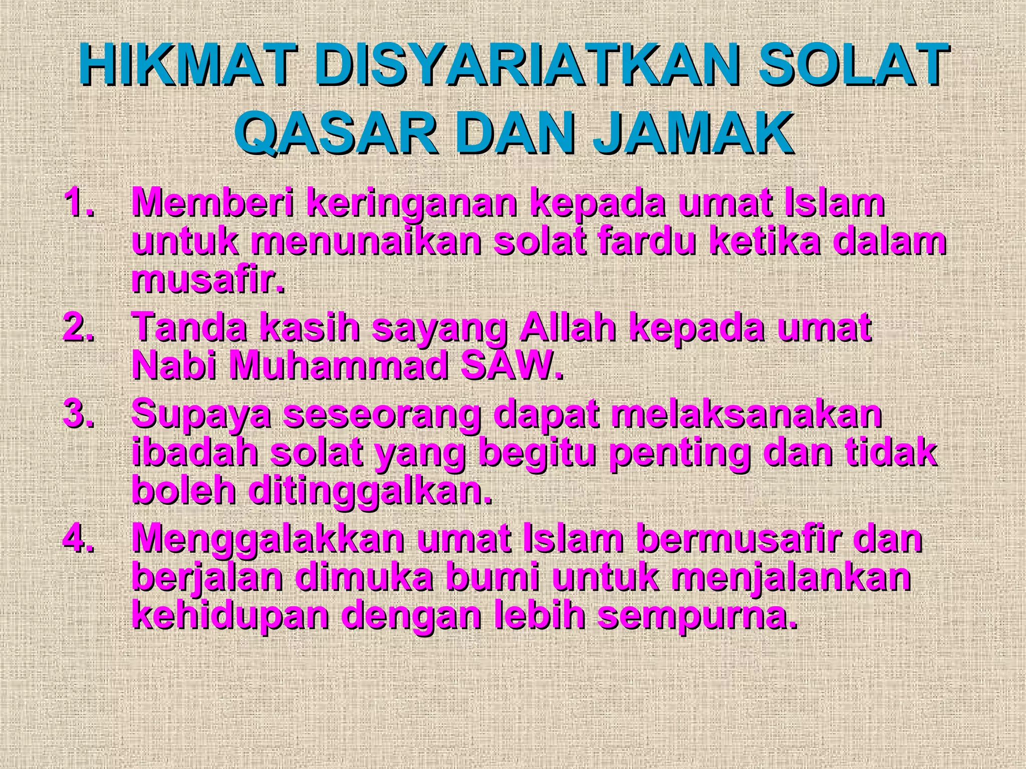 Solat qasar & jamak | PPT
